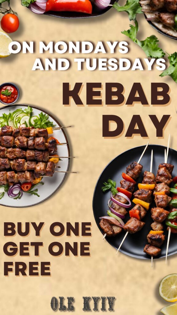 Kebab Night at Ole Kyiv - Visit Chislehurst